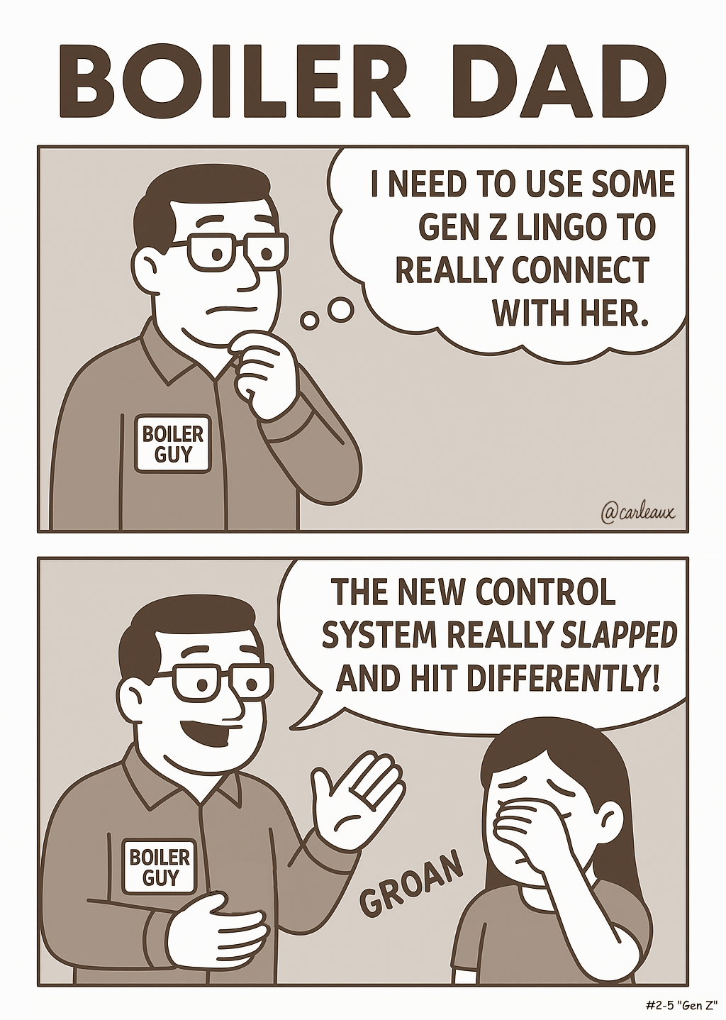 Season 2, comic 5: "Gen Z" – BOILER DAD