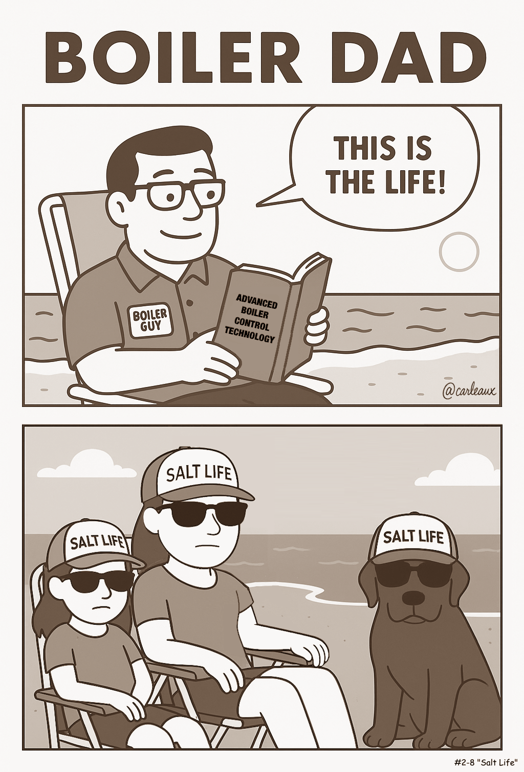 Season 2, comic 8: "Salt Life" – BOILER DAD